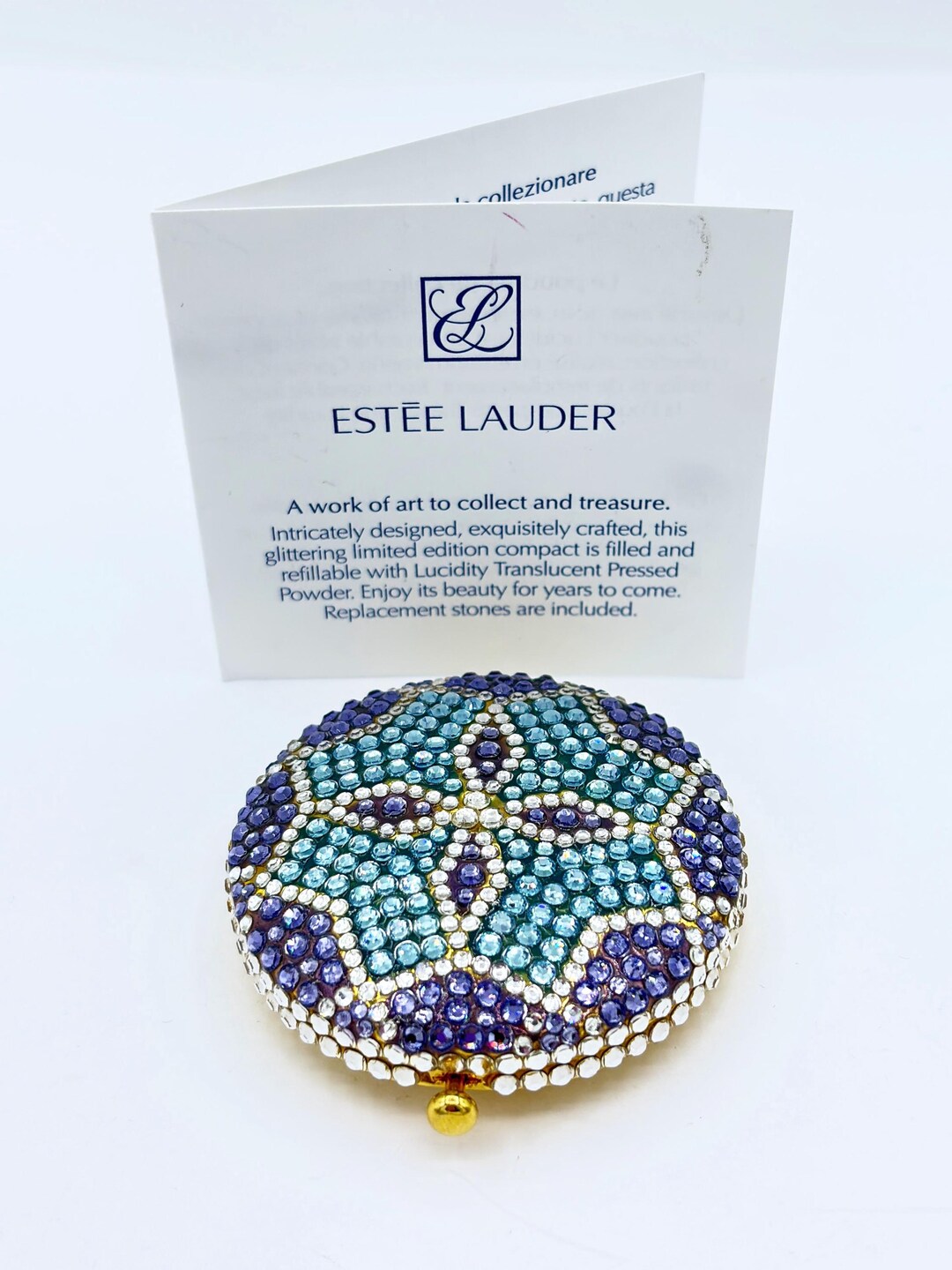 Estee Lauder Lucidity Transparent 06 Pressed Powder Purple & Blue ...