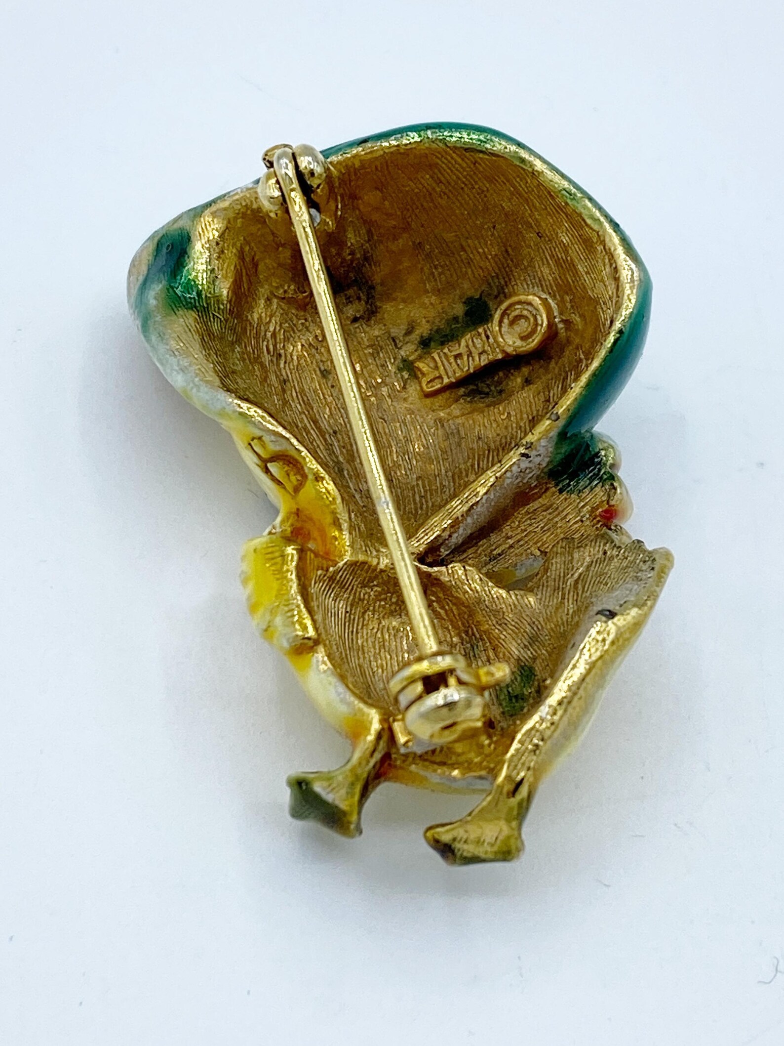 HTF Vintage HAR Figural Gold-tone Enamel Chick W/ Bonnet Pin - Etsy