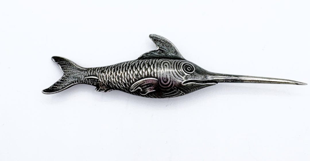 Simon Brothers Sterling Silver Swordfish Sewing Awl - Etsy