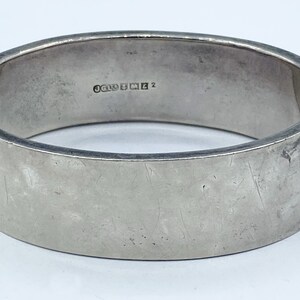 Vintage Wide Sterling Silver Hinged Bangle Bracelet W/ Engraved Sparrow Motif - Etsy