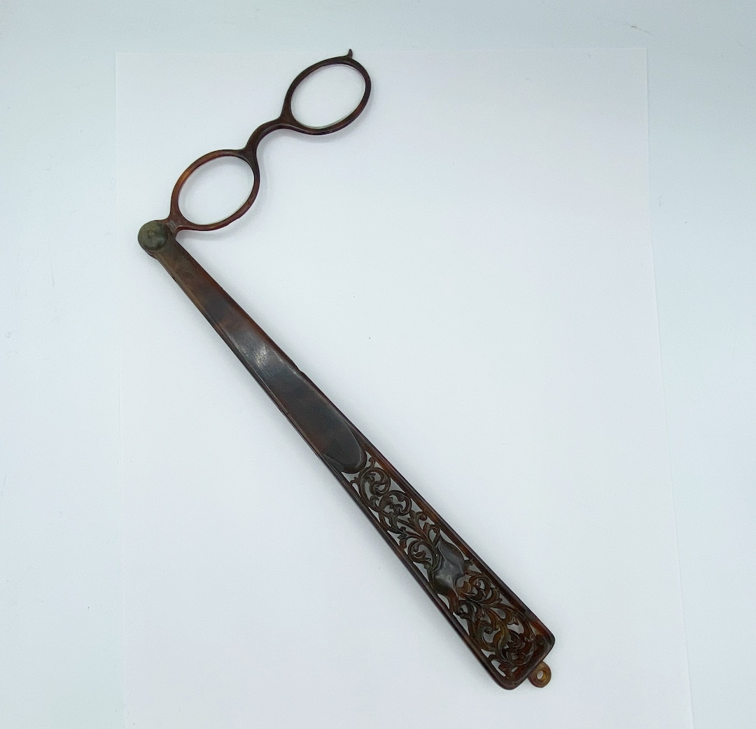Antique 1890s Victorian Faux Tortoiseshell Lorgnette - Etsy
