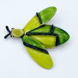 Vintage HAR Green and Black Mondrian Style Figural Insect Pin - Etsy