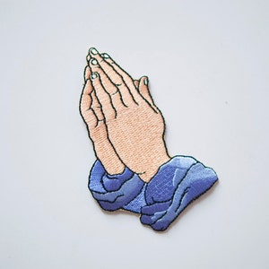 Praying Hands Patch - Etsy