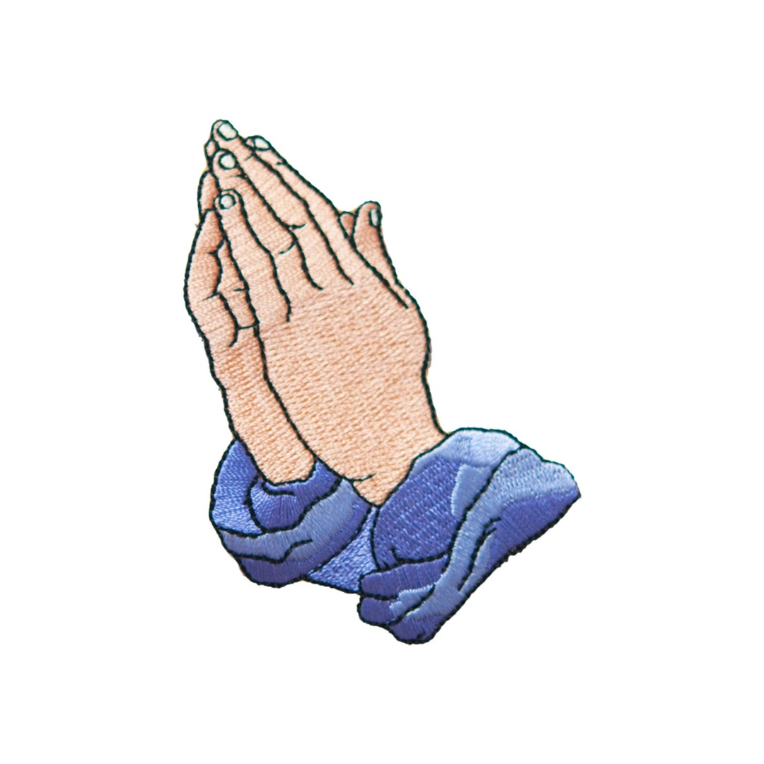 Praying Hands Patch - Etsy