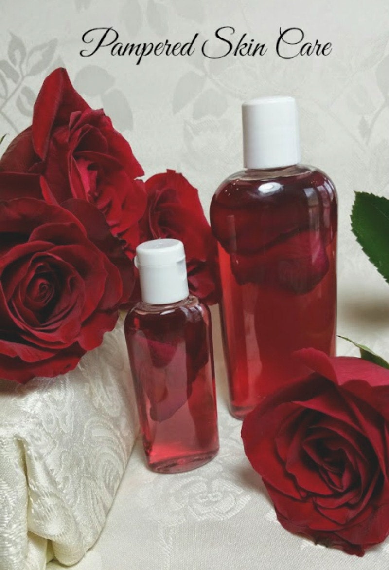 Pure Rose Water - 4 Oz Bottle, 100% Natural, Organic, No Additives, No ...