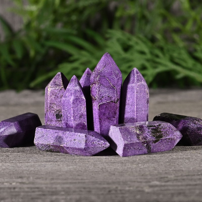 Purple Crystal Points - Etsy