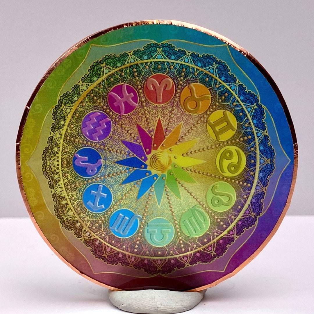 3" Zodiac Spiritual Energy Disc | Spiritual Gifts | Meditation ...