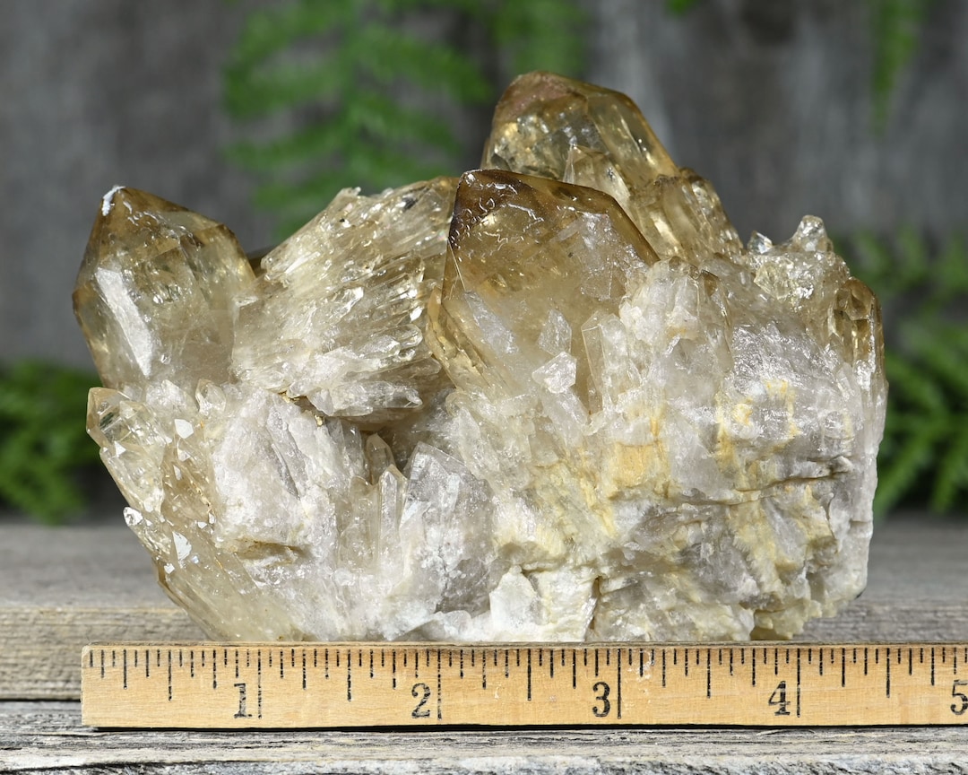 Congo Citrine Cluster | Big 1.4LB Congo Citrine Crystal | Kundalini ...