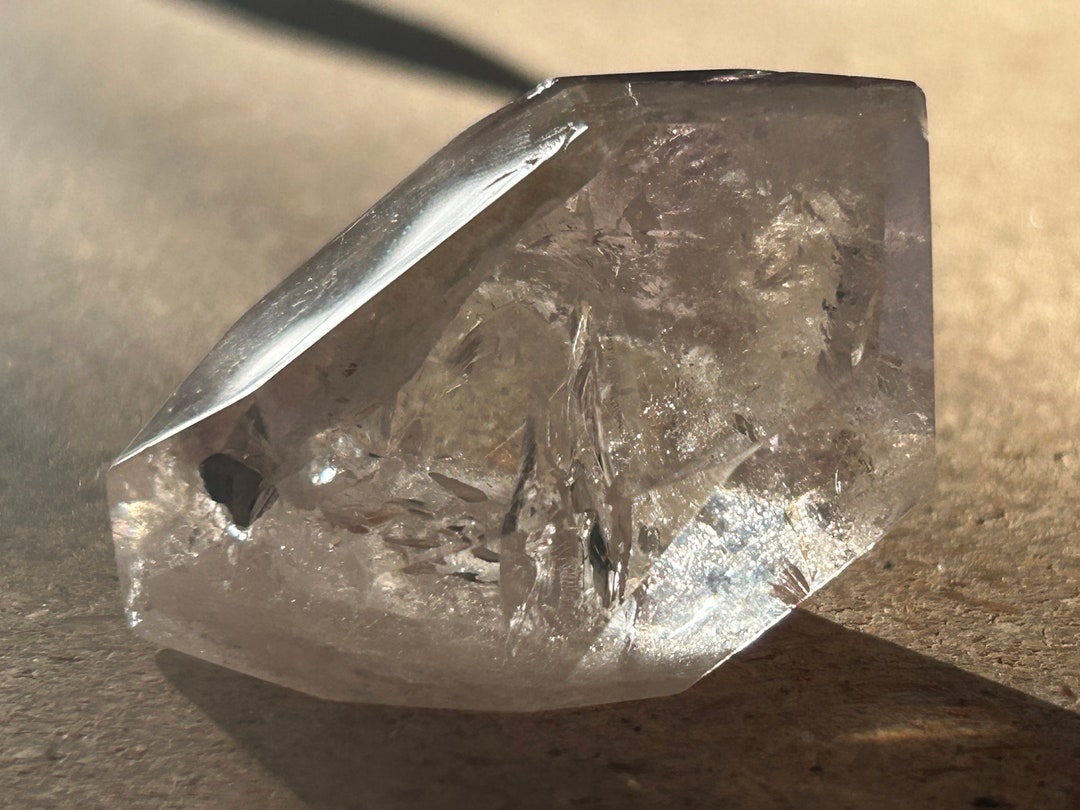 Unique 2" Crystal Point With Clear Quartz and Amethyst | A96 - Etsy