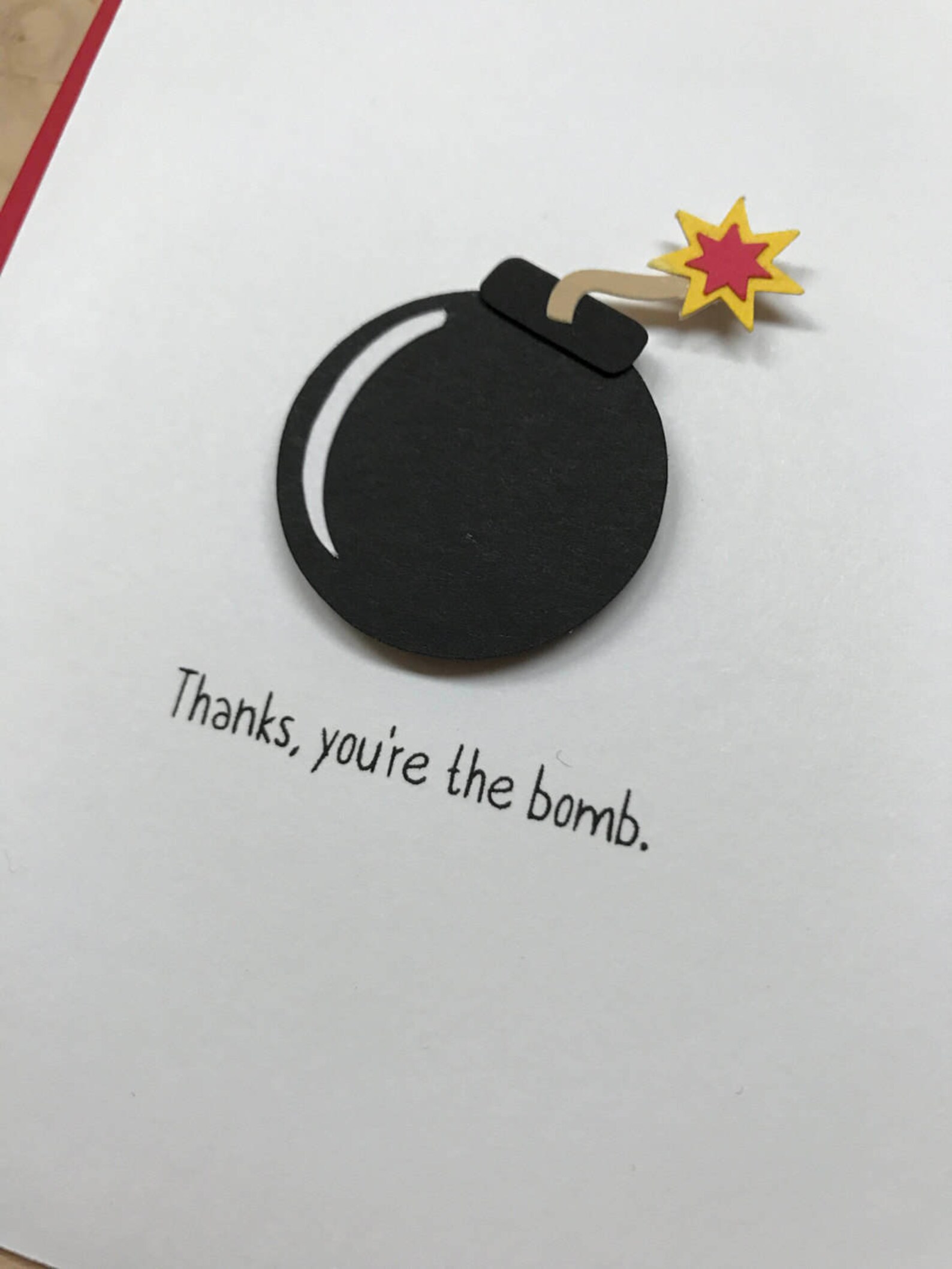 Thanks You're the Bomb Cute Thank You Card Funny Thank - Etsy