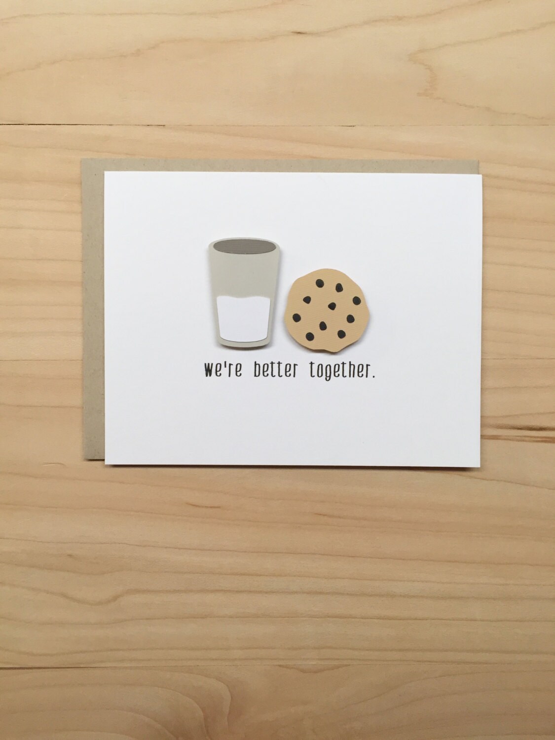 Cute Anniversary Card, We're Better Together Card, Cookies and Milk ...