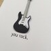 You Rock Congratulations Card Encouragement Card Guitar - Etsy
