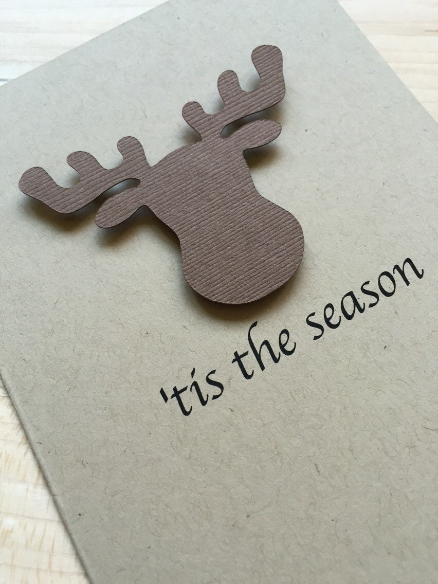 Rustic Holiday Card Set Set of 8 Christmas Cards Assorted - Etsy