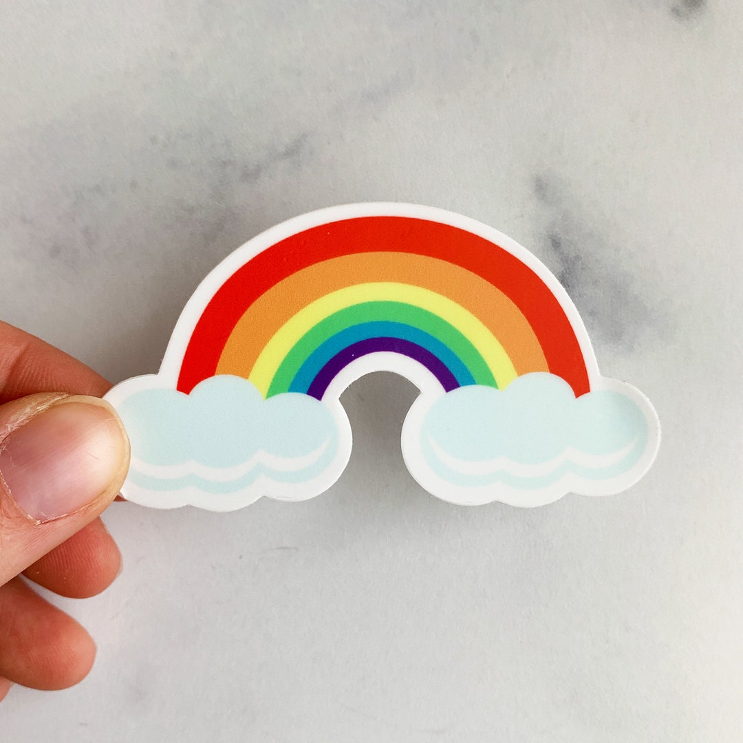 Rainbow Sticker, Funny Sticker, Rainbow Stickers, Stickers for ...