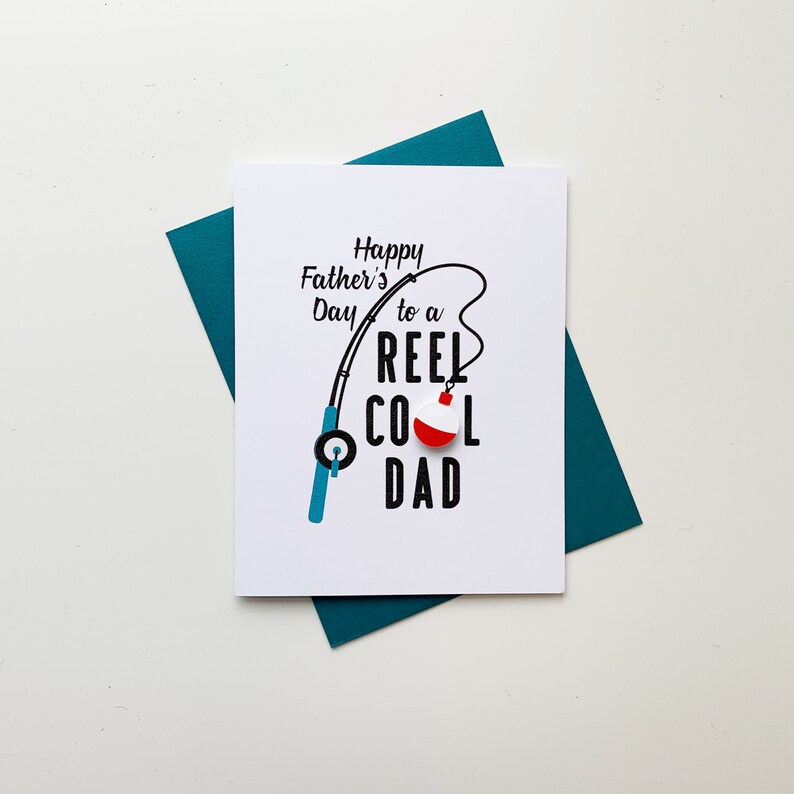 Father's Day Card, Father's Day Fishing Card, Happy Father's Day Card ...