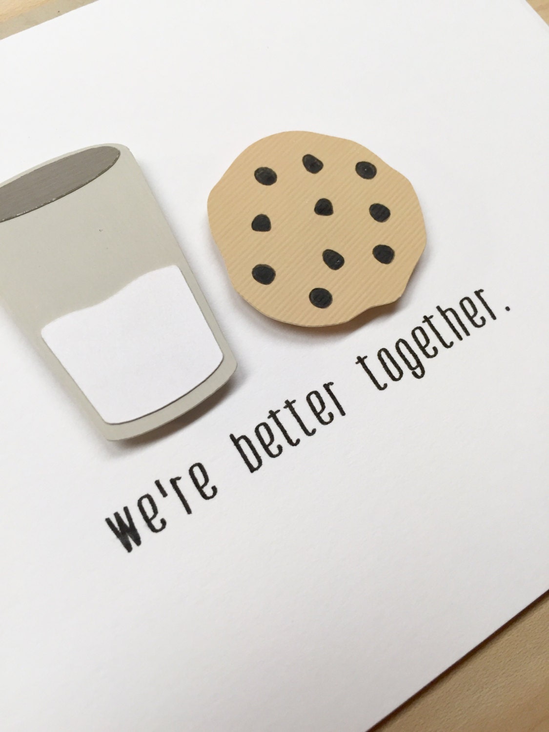 Cute Anniversary Card, We're Better Together Card, Cookies and Milk ...