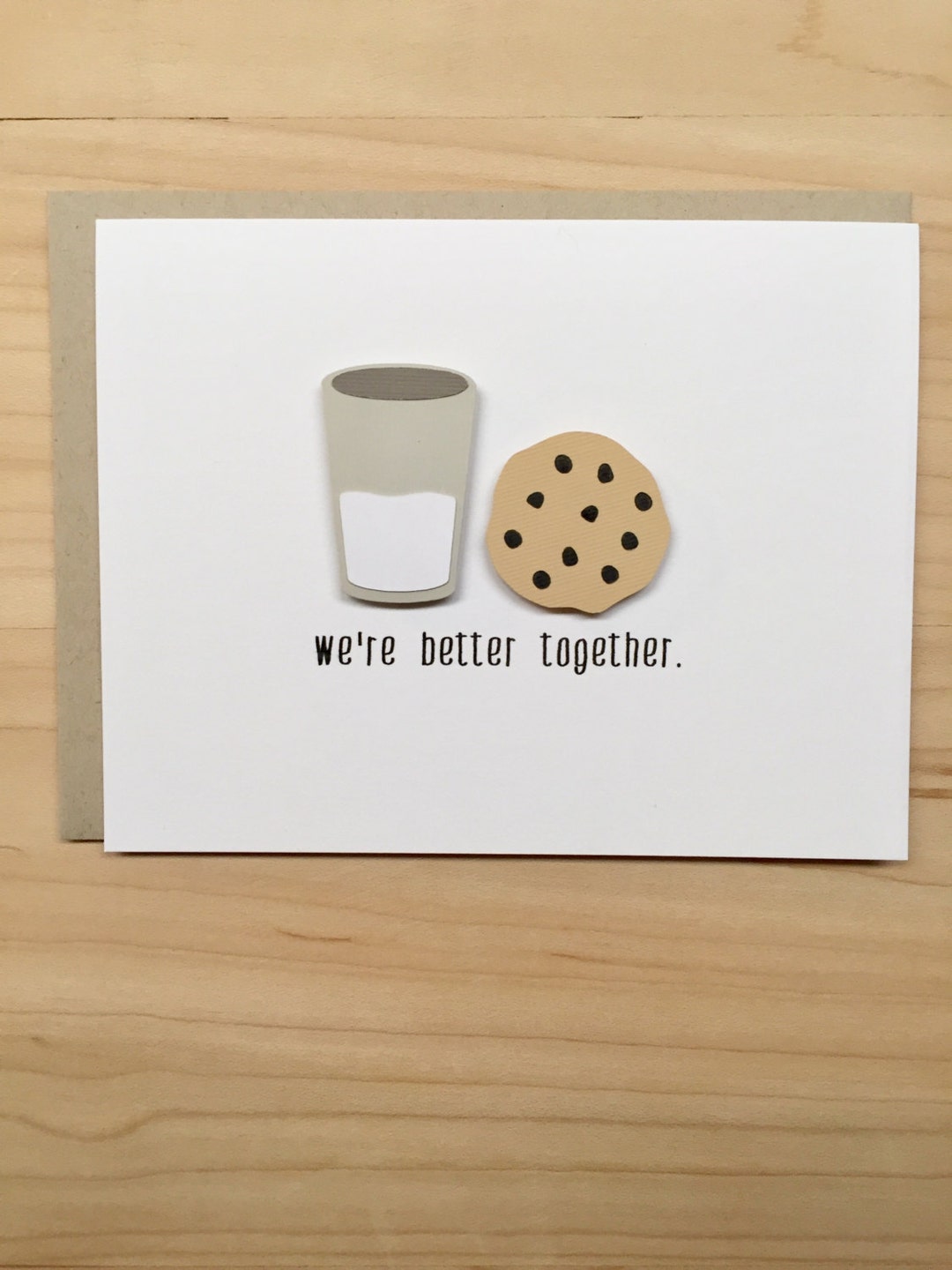 Cute Anniversary Card, We're Better Together Card, Cookies and Milk ...