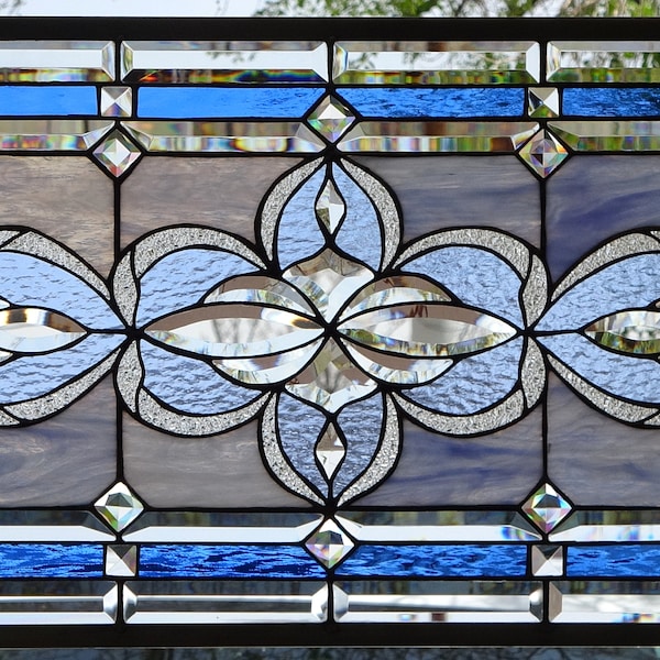 Stained Glass Transom Window - Etsy