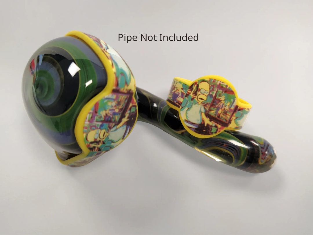 2 Pack Homer Van Gogh Glass Pipe Bowl Savers (save-a-bowl) - Etsy