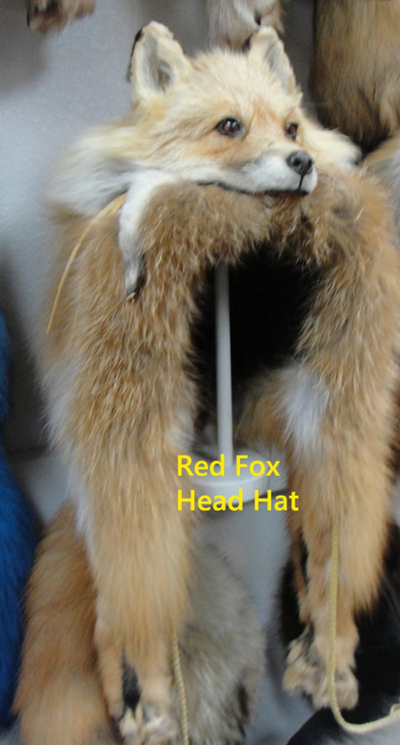 Red Fox Head HAT | Etsy
