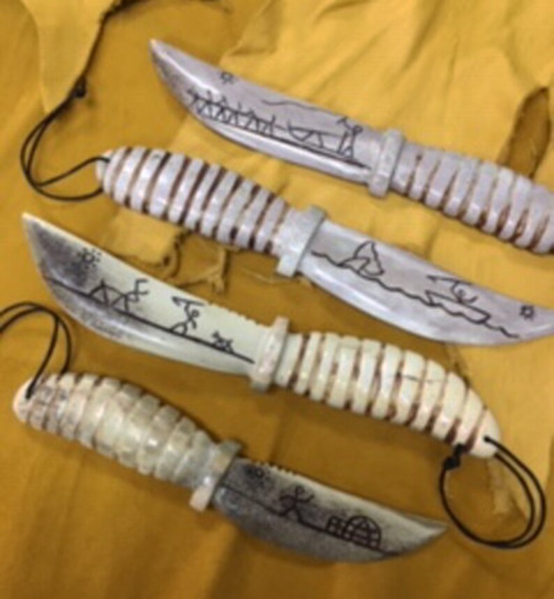 Caribou Antler Story Knife - Etsy