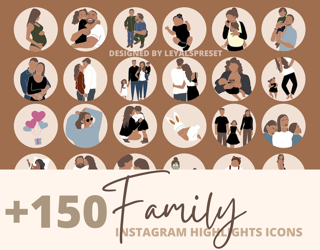 150+ Family Life Instagram Story Highlight, Mom's Influencer ...