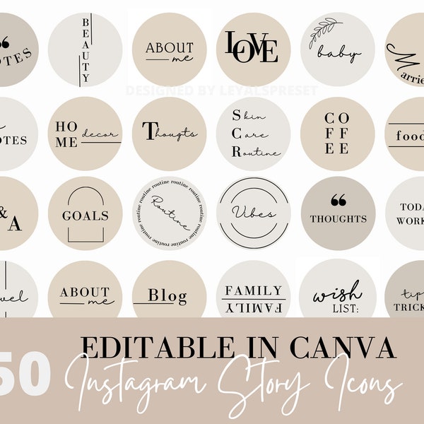 Instagram Highlight Icons - Etsy