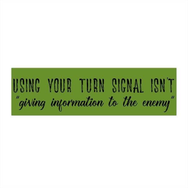 Turn Signal Stickers - Etsy