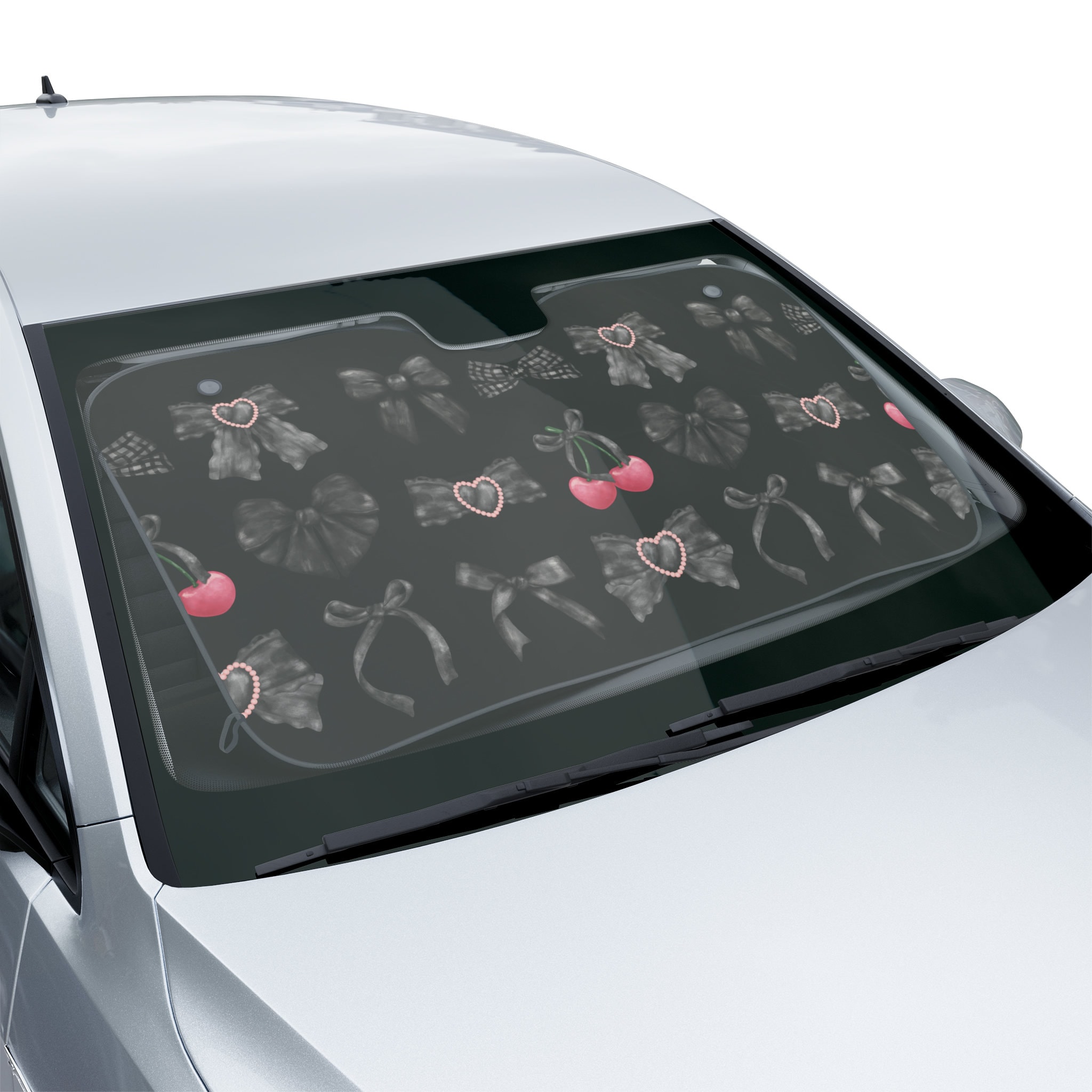 Dark Coquette Car Sun Shades, Trending Car Accessories - Etsy