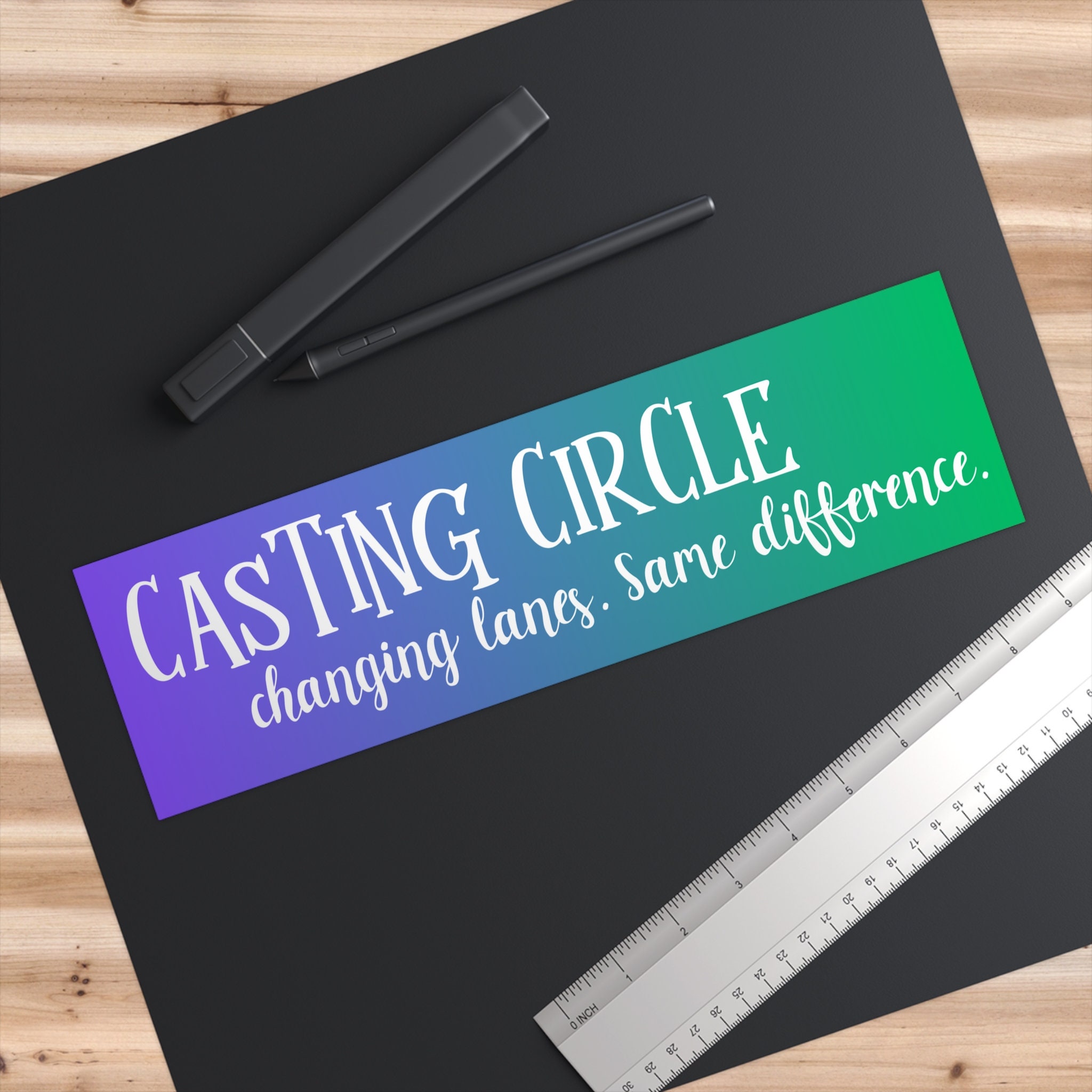 Casting a Circle Bumper Stickers - Etsy
