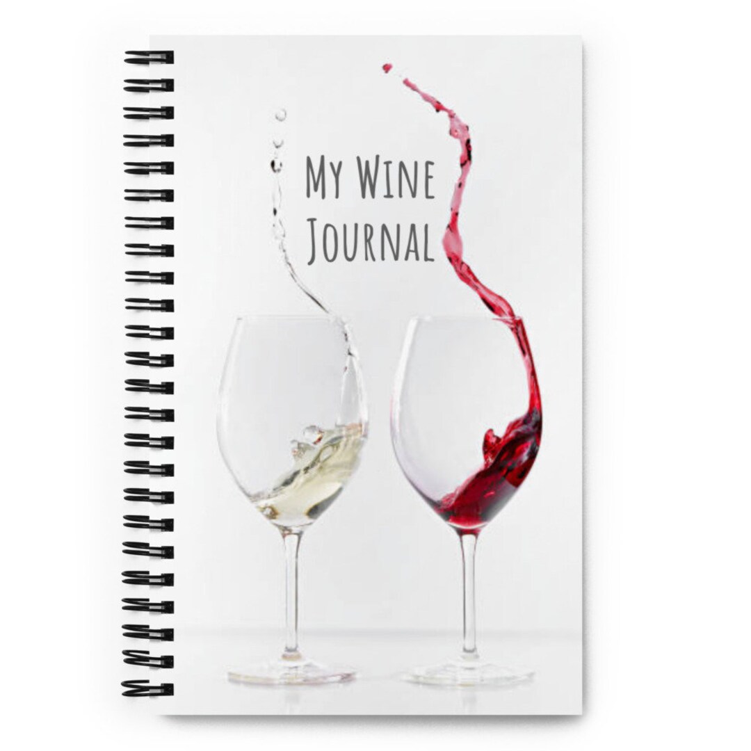My Wine Journal Spiral Notebook - Etsy