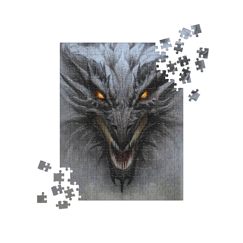 Dragon Jigsaw Puzzle, Mythical Creature Puzzle, Dragons, Family Games ...