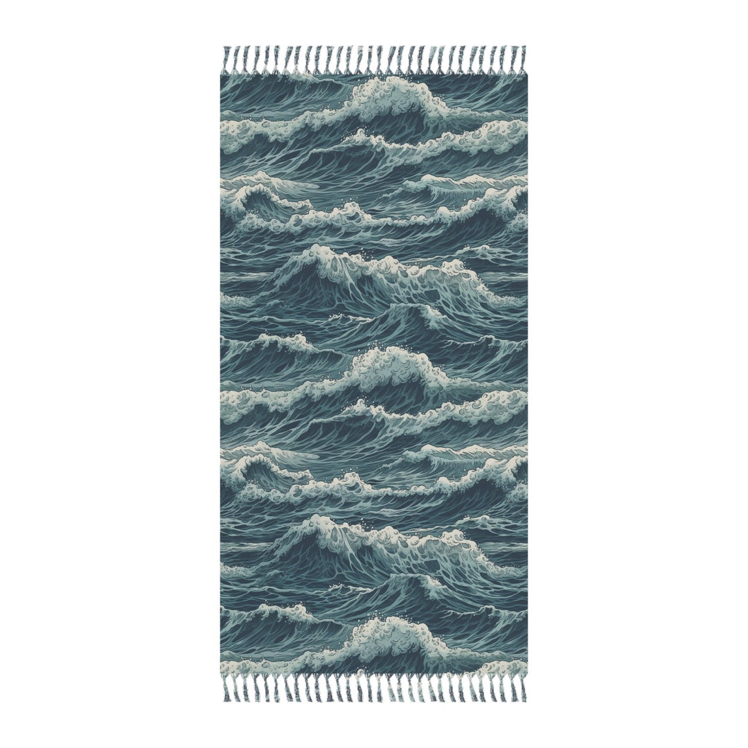 Ocean Themed Boho Beach Cloth - Etsy