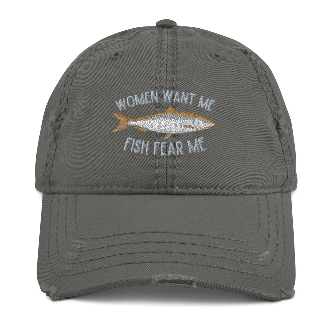 Women Want Me Fish Fear Me Cap - Etsy