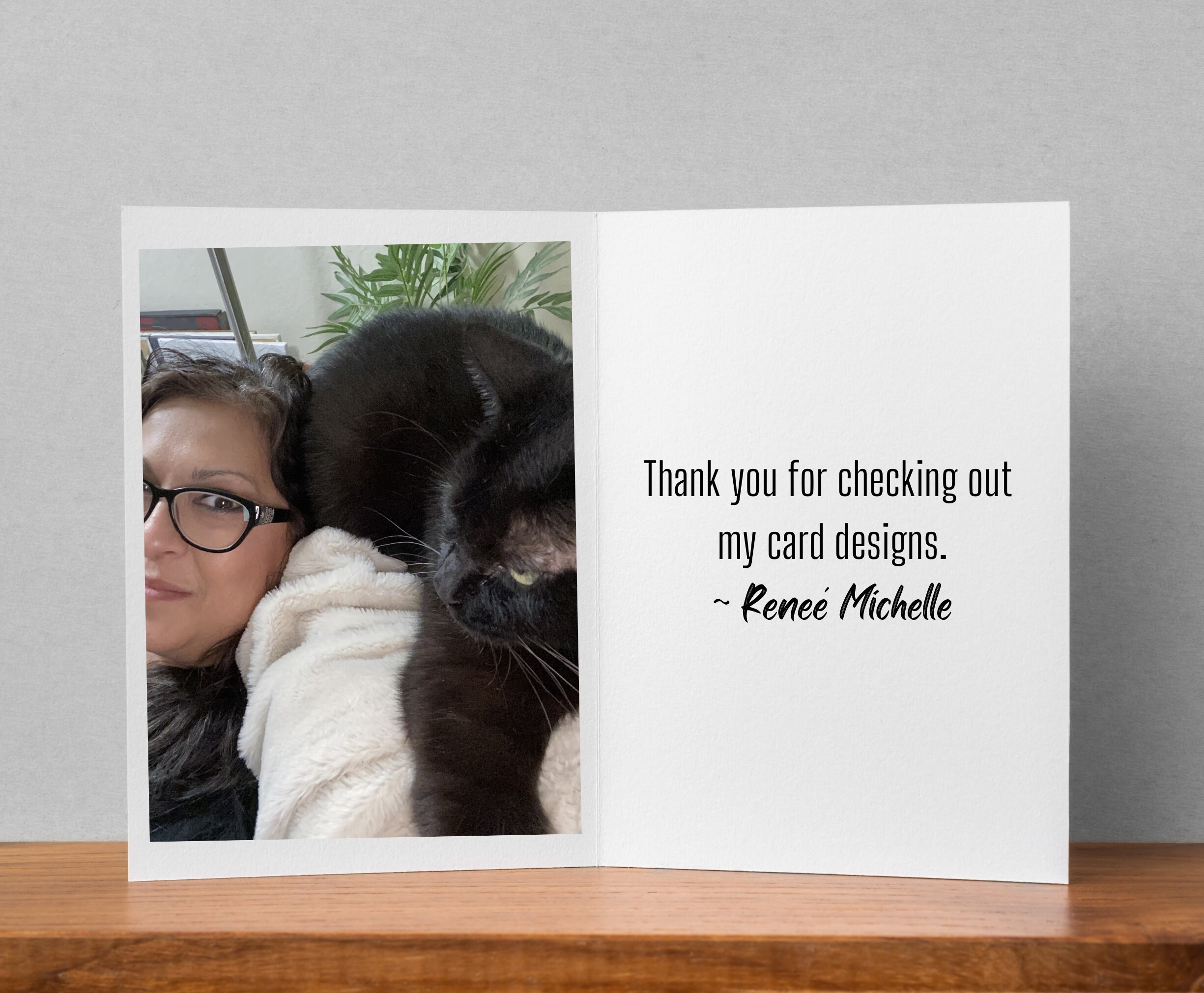 Yuletide Printable Greeting Card Downloadable Greeting Card Printable ...