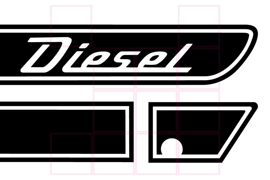 Retro Diesel Hood Stripes for Your Jeep Wrangler JL and Gladiator JT - Etsy