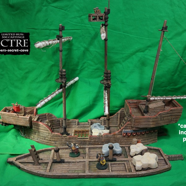 28mm Pirate Ship - Etsy
