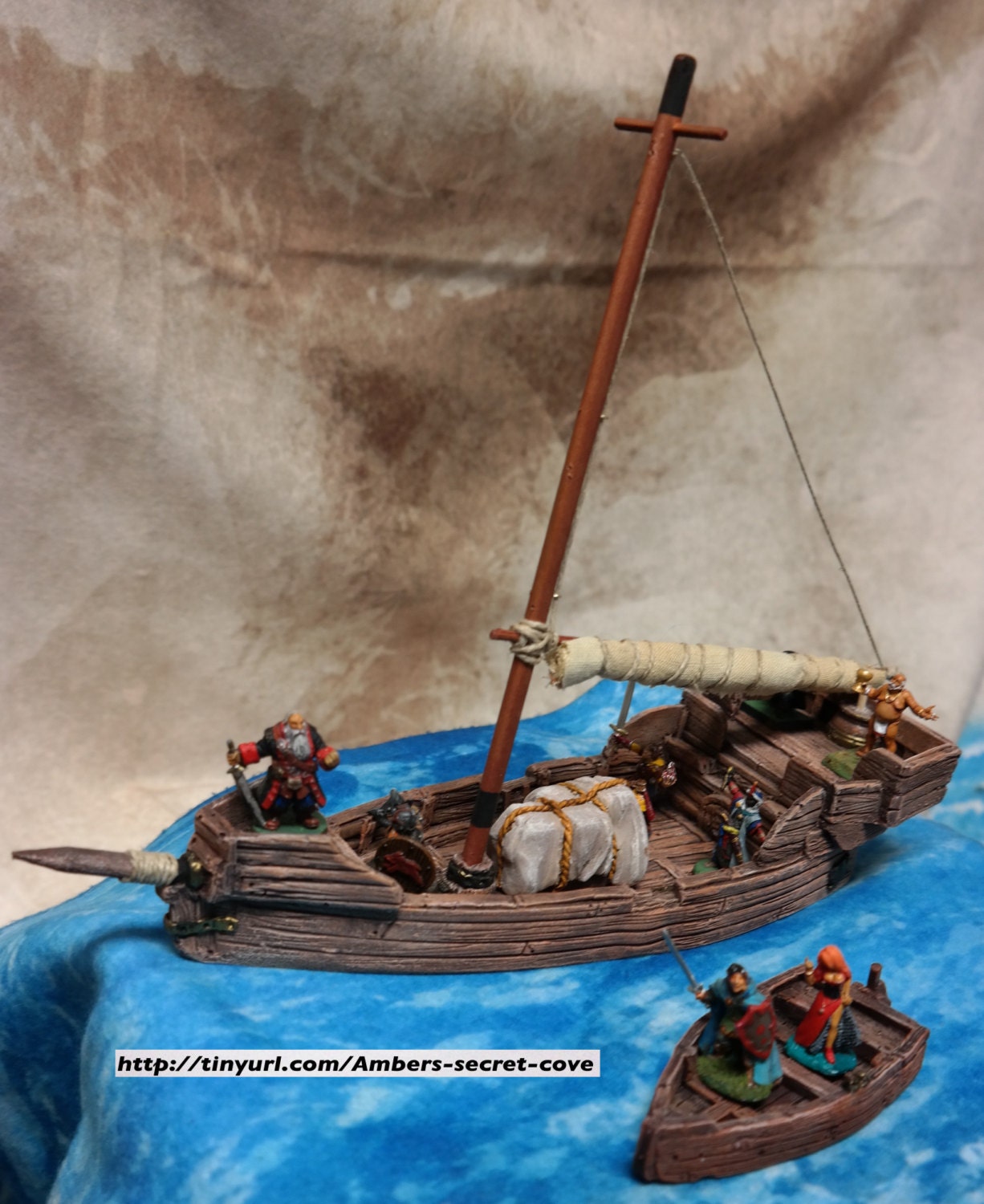 28mm Spacecraft Model Centerpiece