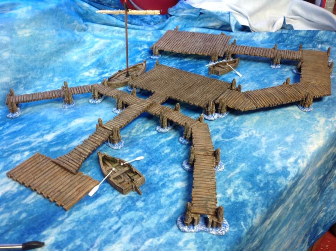 Modular Bridge/dock Set #5: the Mega Set (hand-painted) - Etsy