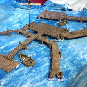 Modular Bridge/dock Set #5: the Mega Set (hand-painted) - Etsy
