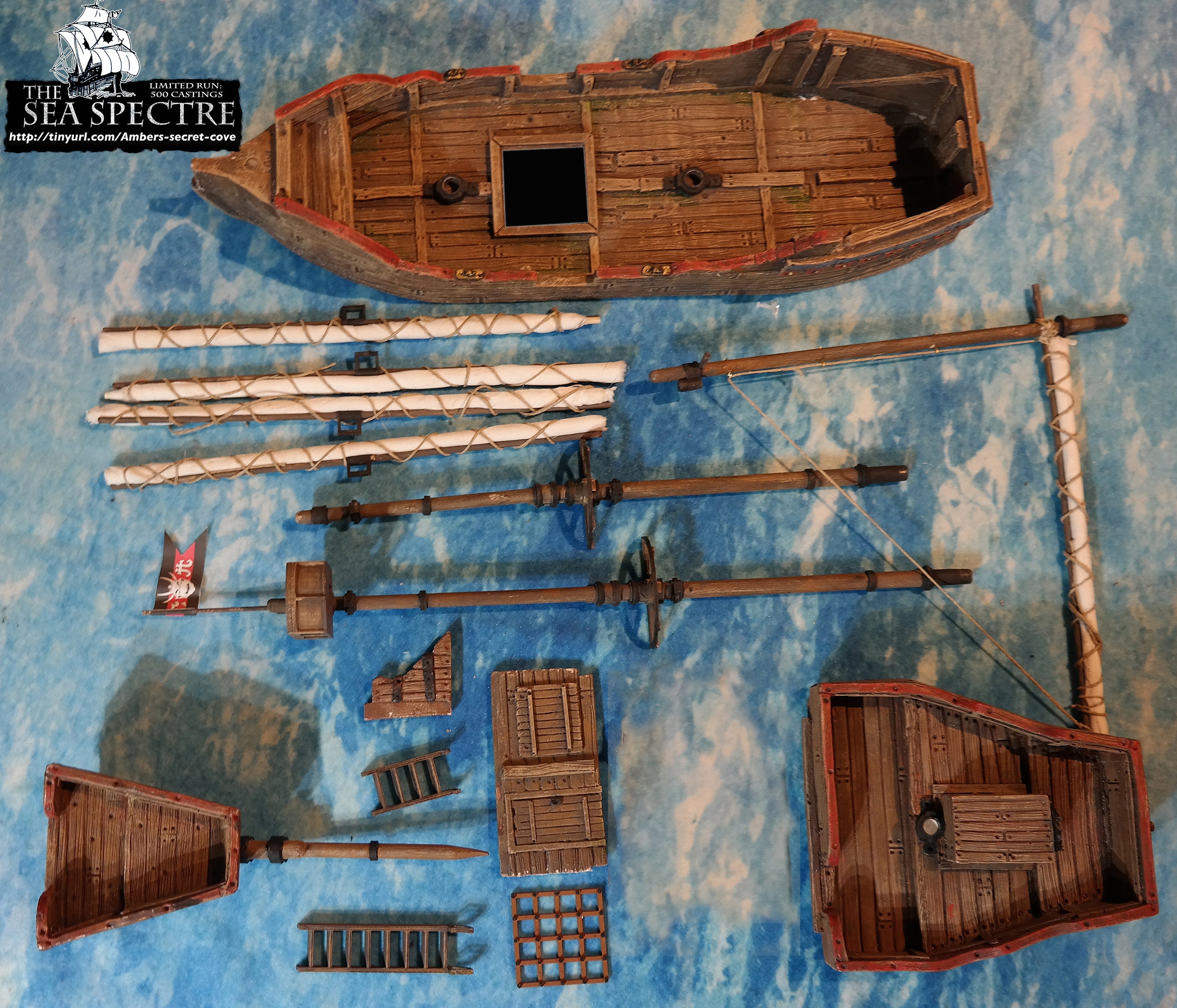 The Sea Spectre 28mm Tabletop Sailing Ship Limited to 500 Castings ...