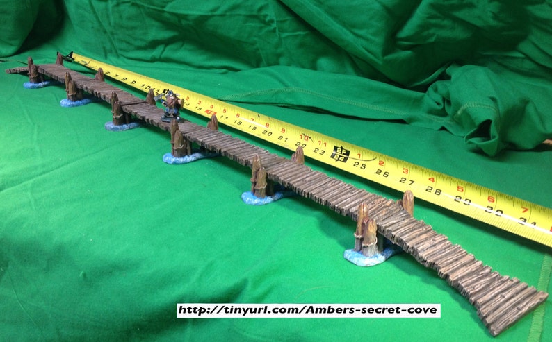 Bridge/dock Modular Set HANDPAINTED 28mm - Etsy