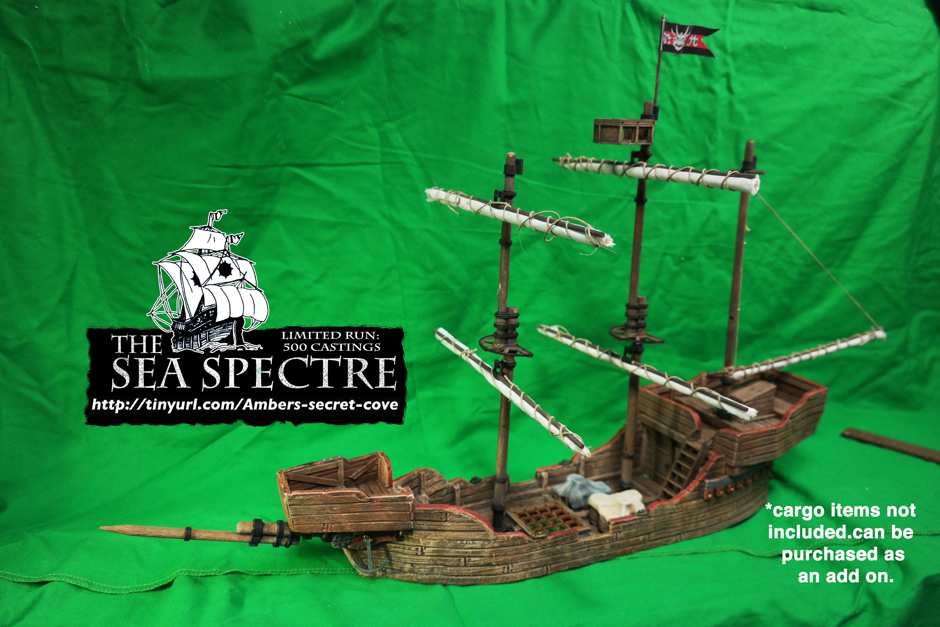 The Sea Spectre 28mm Tabletop Sailing Ship Limited to 500 Castings ...