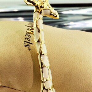 Eco Friendly Cream & Gold Giraffe Shawl Pin Large Fall Scarf - Etsy