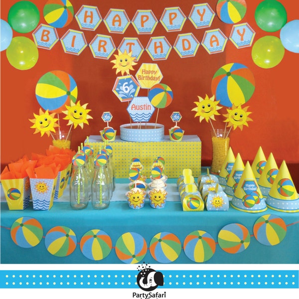 Beach Ball Banner - Etsy