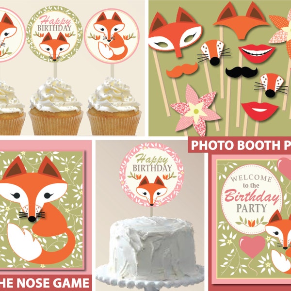 Fox Birthday Party - Etsy