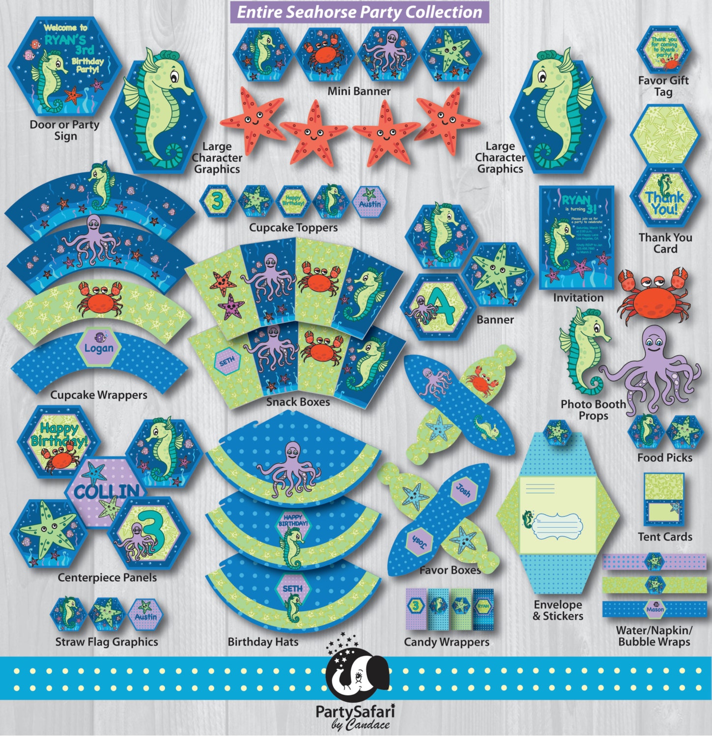 Seahorse Printable Pin the Fin on the Seahorse Game | Under the Sea ...