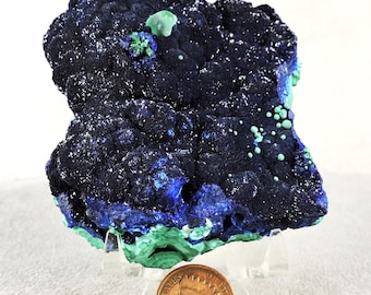 Azurite and Malachite, Morenci Mining District, Greenlee County Arizona ...