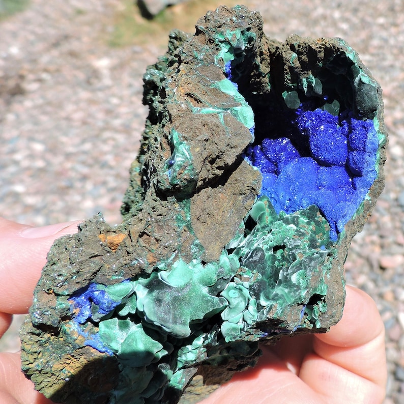 Azurite and Malachite Crystal Cave, Azurite and Malachite Cave China ...