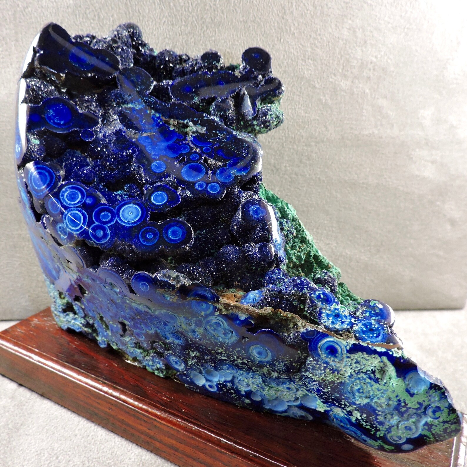 Azurite and Malachite Sculpt, Eye Azurite Sculpt, Azurite Decorator ...